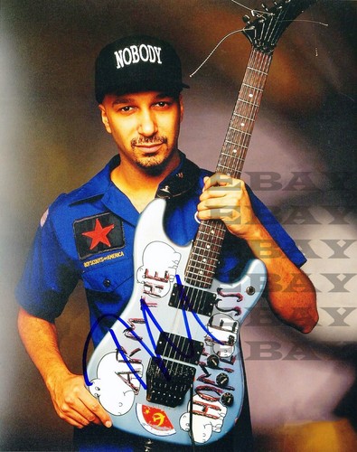 TOM MORELLO RAGE AGAINST THE MACHINE Autographed Signed 8x10 Photo ...