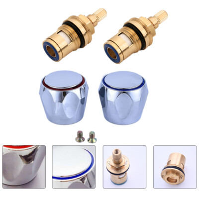 Universal Faucet Handle Hot Cold Tap Valves Accessories Sink ...