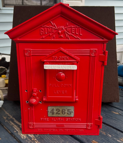 Vintage Gamewell Fire Alarm Box 1921 | eBay
