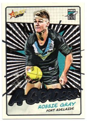 2018 AFL SELECT FOOTY STARS A-GRADERS CARD - AG38 Robbie GRAY (PORT ...