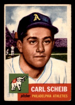 1953 Topps Baseball #57 Carl Scheib VG/EX *i1 | eBay