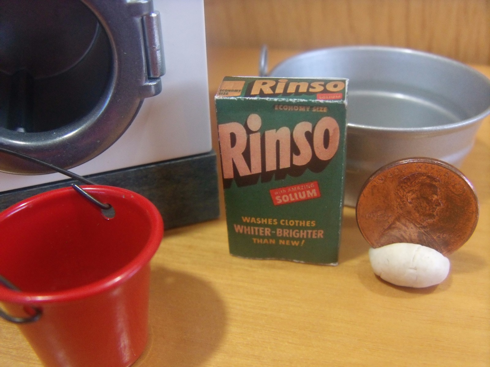 3pcs Miniature boxes, RINSO. Vintage Detergent. Scale 1:12. handmade ...