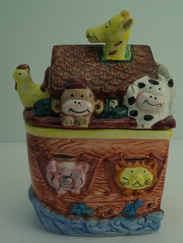 Express Productions SS ARK Noah's Ark Ceramic Cookie Candy Jar Biblical ...