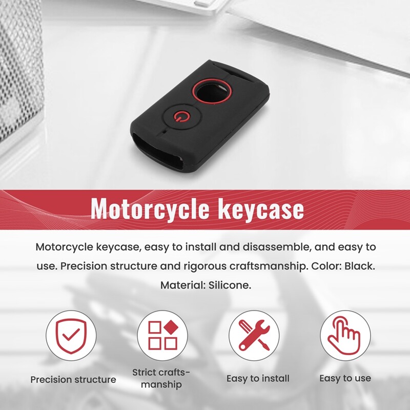 2X(Black Motor Remote Key Fob Case for NVX155 XMAX XMAX300 AEROX9092 | eBay