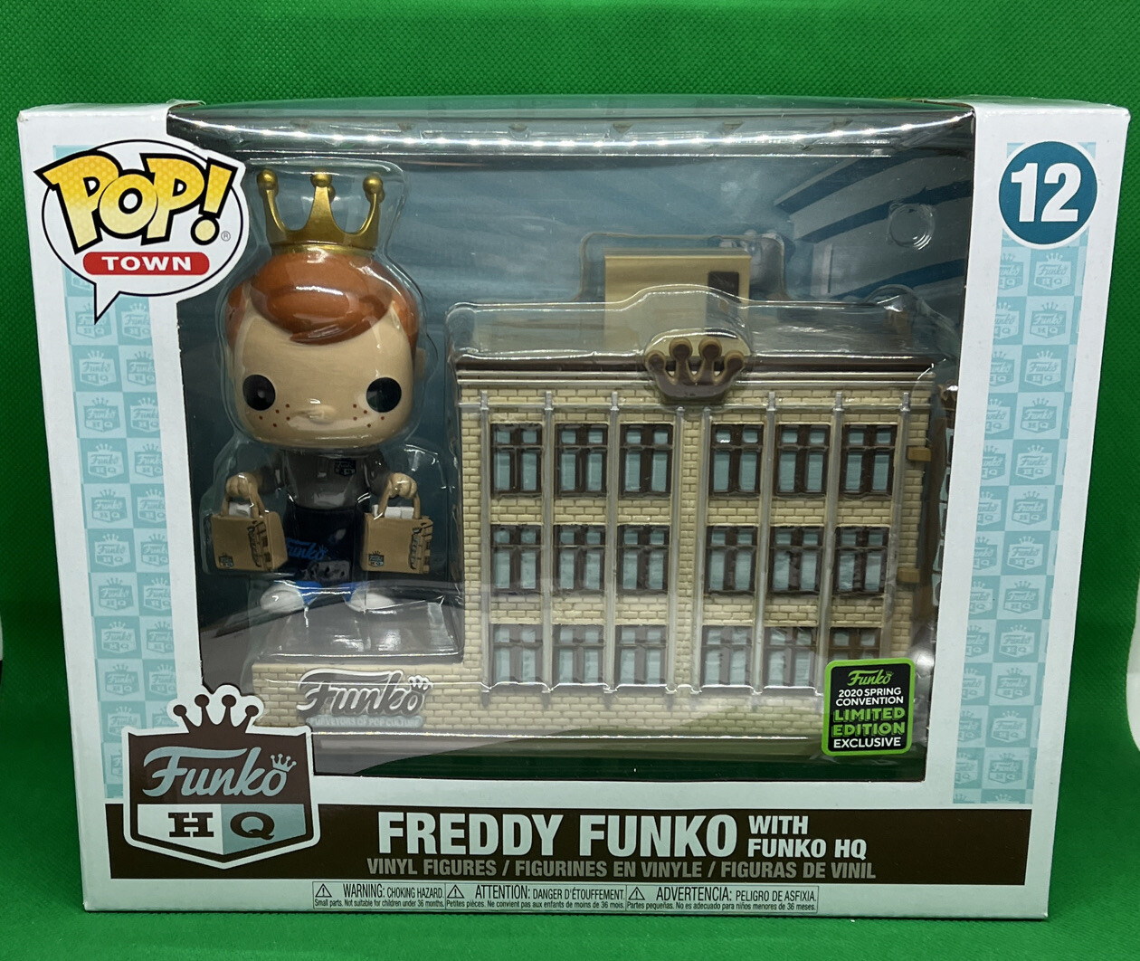 Funko Pop! Town: Freddy Funko - Freddy Funko with Funko HQ - Emerald ...