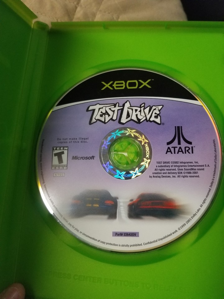 Test Drive Xbox Game | eBay