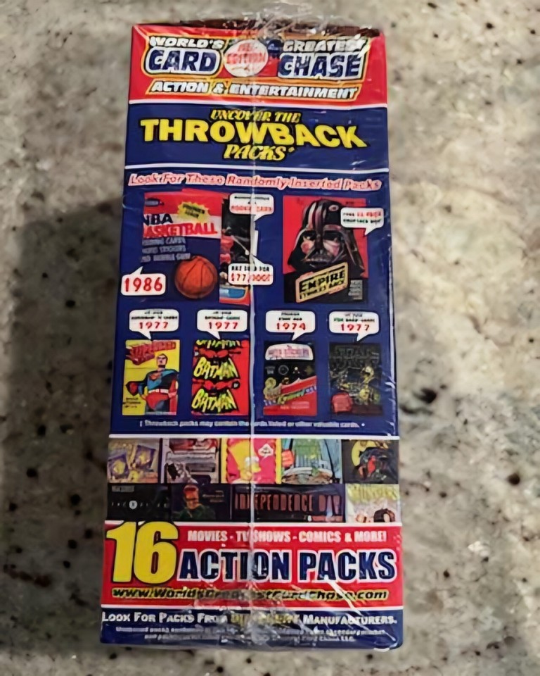 2009 World's Greatest Card Chase - Sealed Box - 16 Action Packs ...