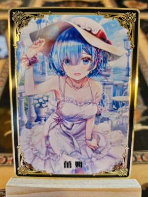 Goddess Fair Box Redemption Rem Metal Card Scratch Reveal Serial Black ...