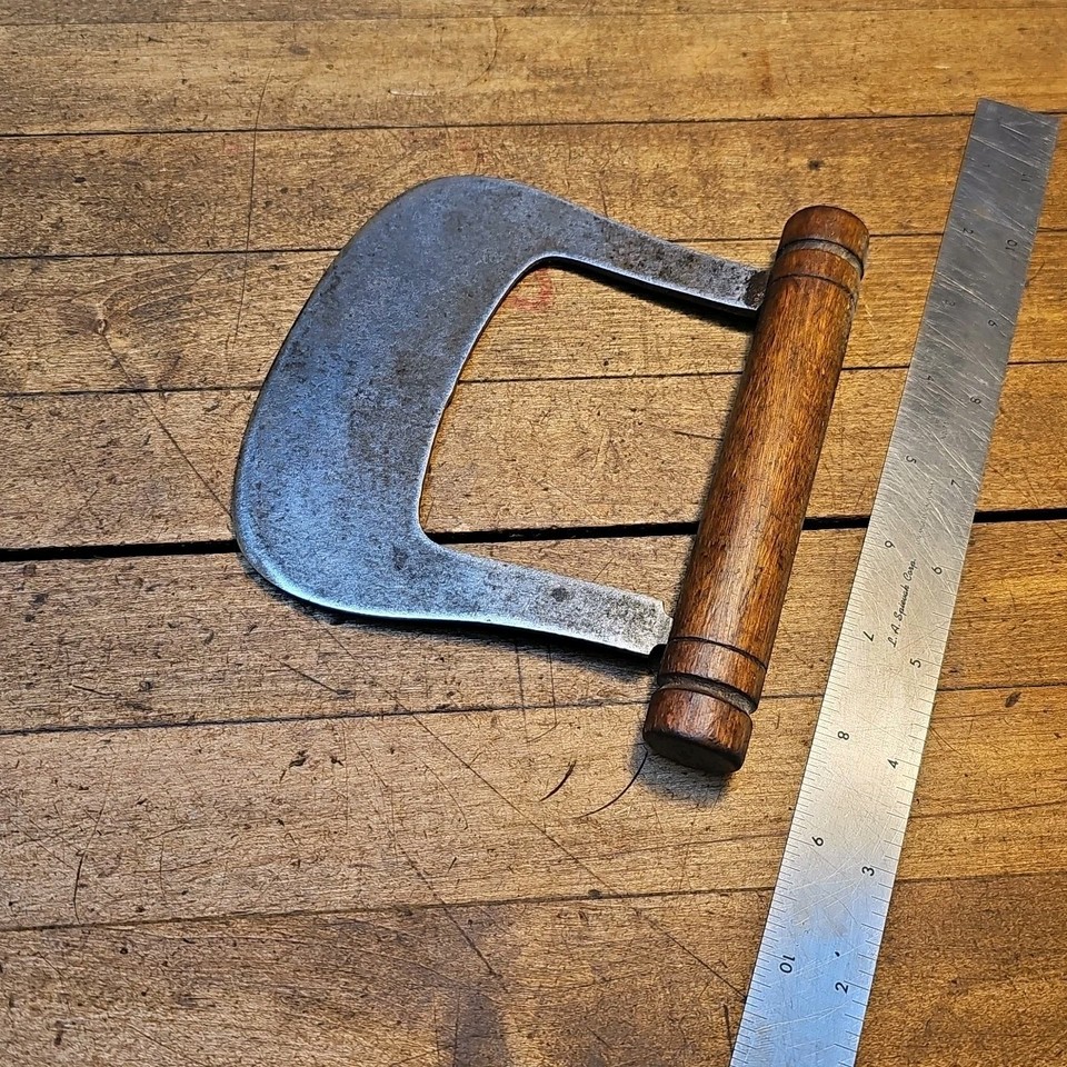 ANTIQUE PRIMITIVE FOOD CHOPPERS KITCHEN TOOL AMERICANA CAST IRON & Wood ...
