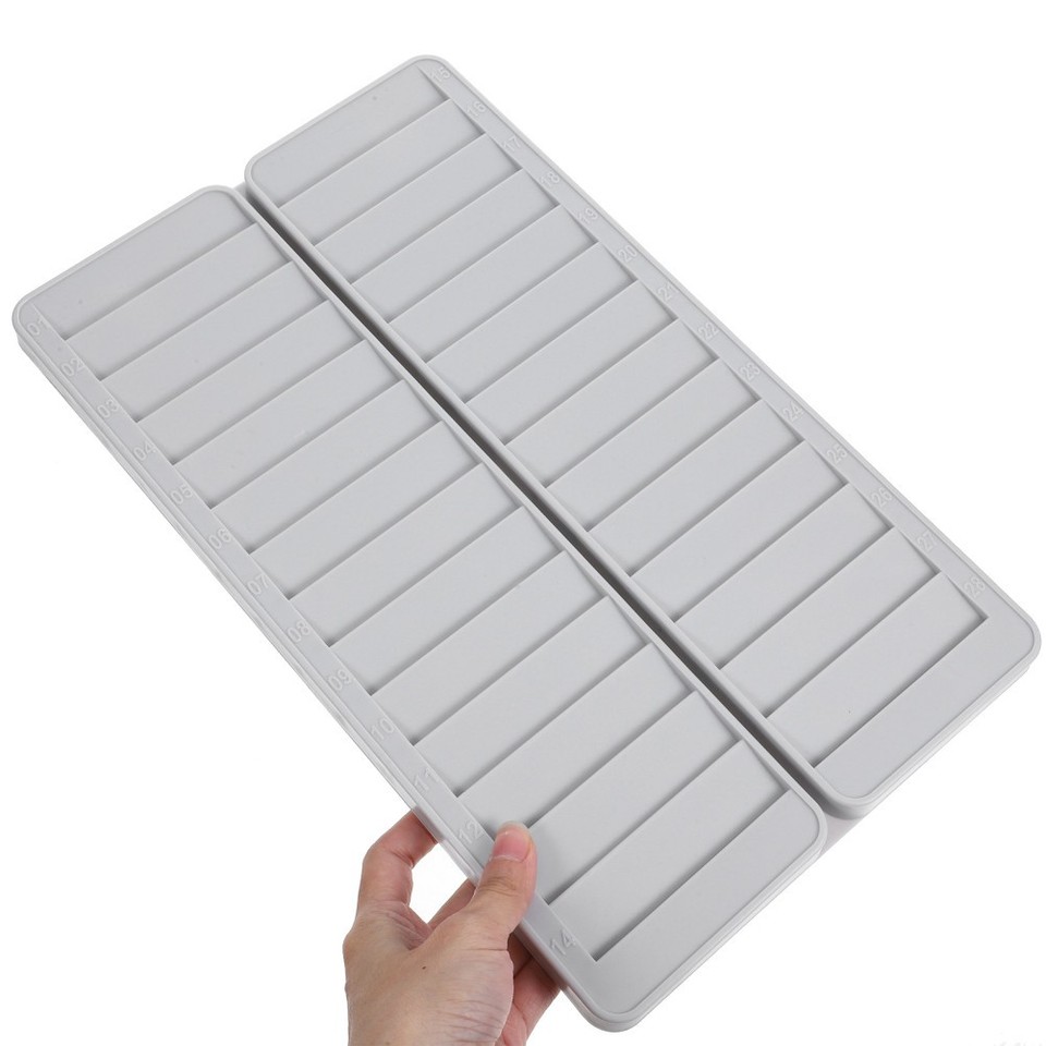 Hanging Cards Organizer Multi Slots Plastic Holder for Work and Time ...