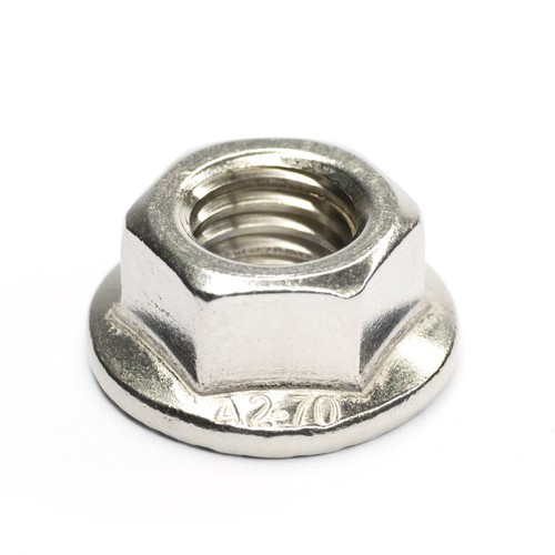 Sperrzahnmutter Flanschmuttern Mutter DIN 6923 Edelstahl M4 M5 M6 M8 ...