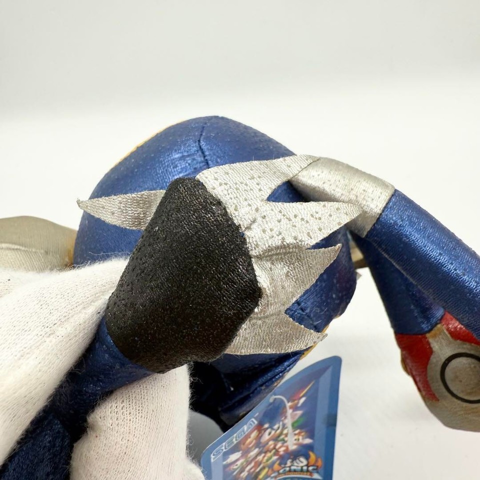 Bootleg Metal Sonic Plush Doll Toy 1996 = Hue Hue Metal /Sonic Fighter ...