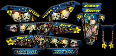 Yamaha Zuma Chuma 2022-2024 GRAPHIC KIT | eBay