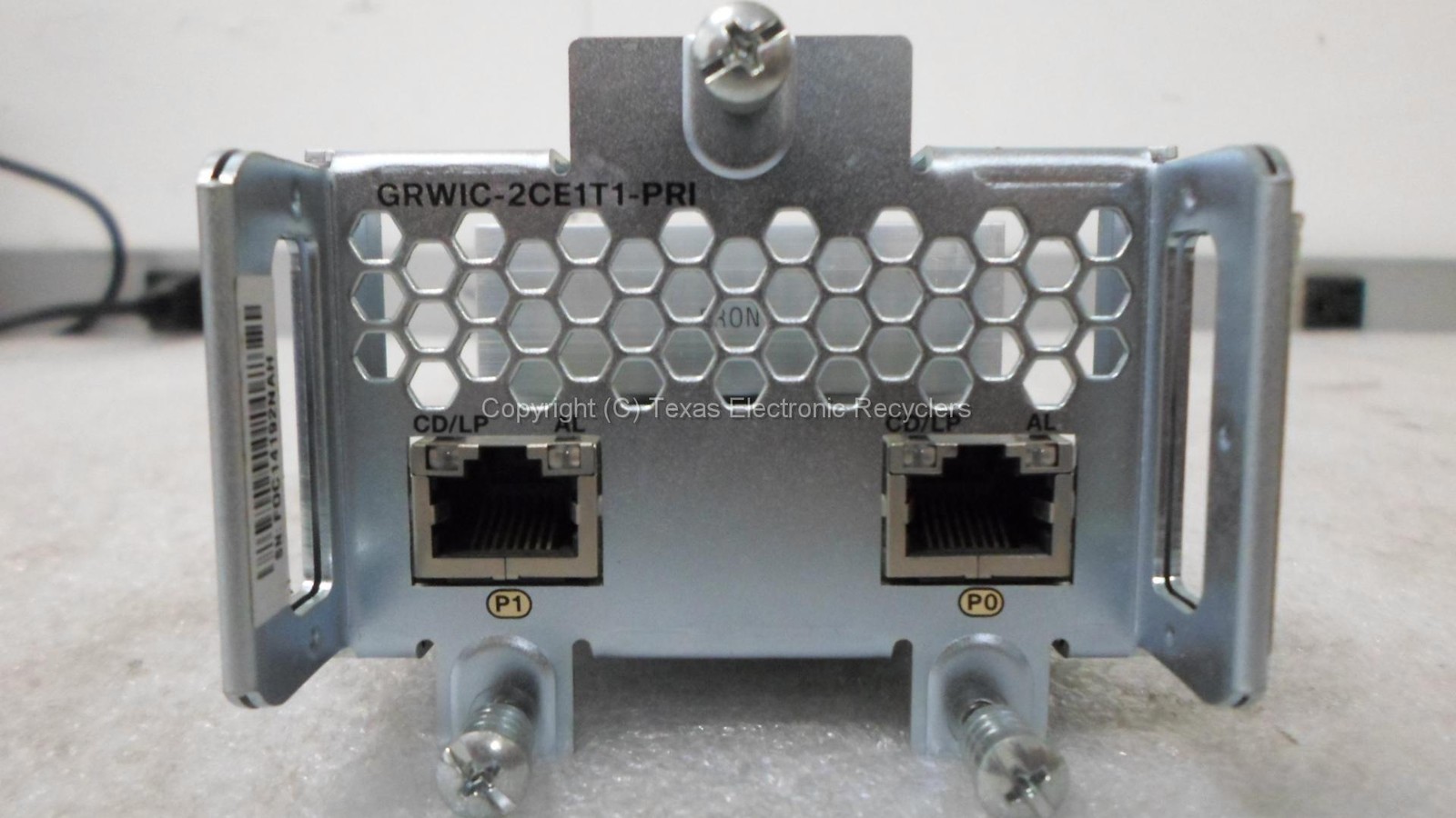 Cisco GRWIC-2CE1T1-PRI 73-12702-01 2-Port Channelized T1/E1 ISDN PRI ...