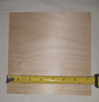 Maple Plywood Squares - 7-3/8" Square x 1/4" - 5-Ply Lot of 10 pieces ...