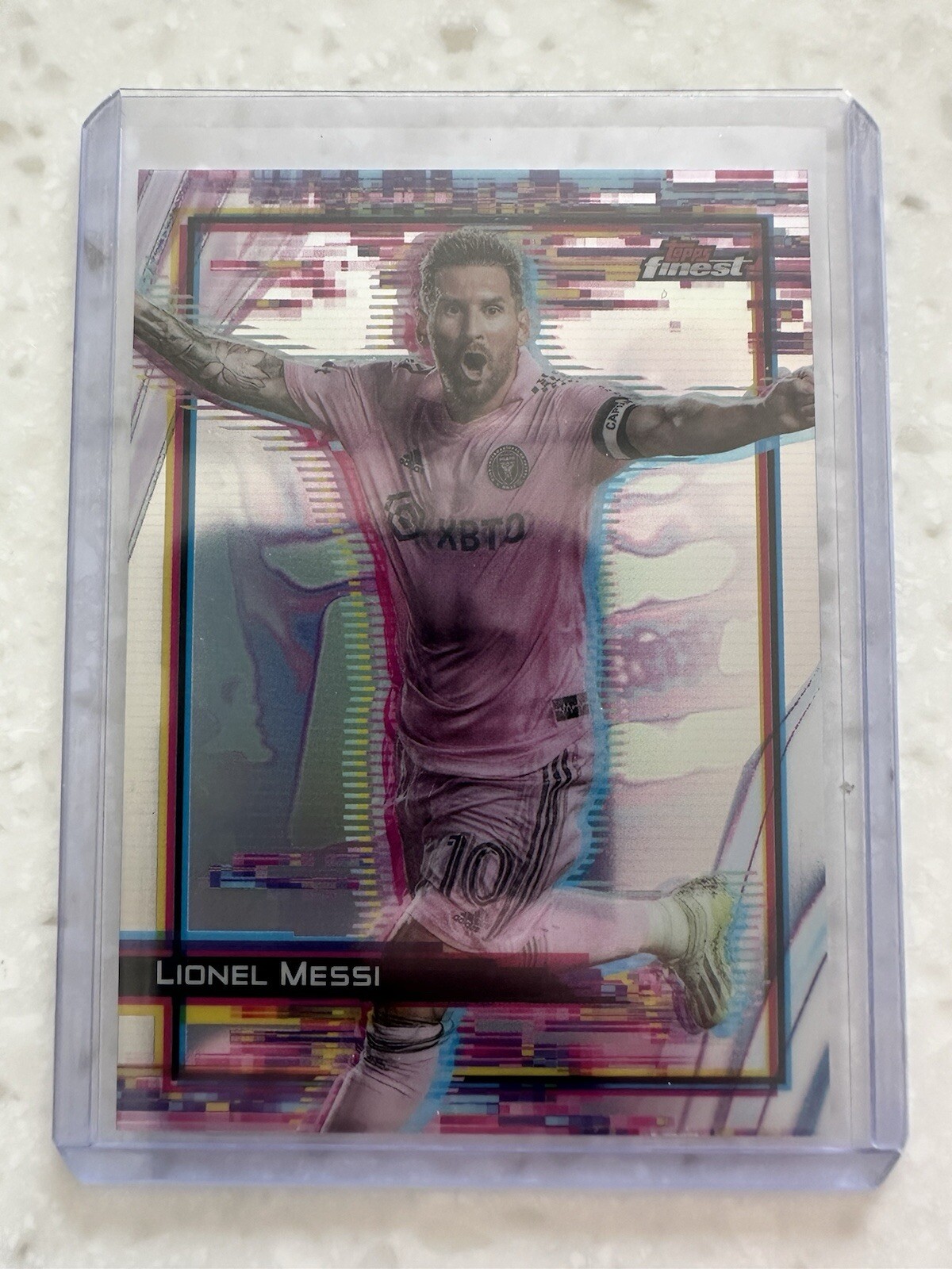 2023 MLS Topps Finest Lionel Messi HoloGlow Case Hit Inter Miami SSP | eBay
