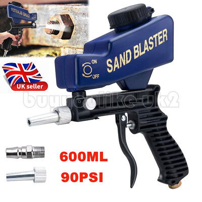 Hand Held Air Sandblasting Gun Sand Blaster Portable Shot Media ...