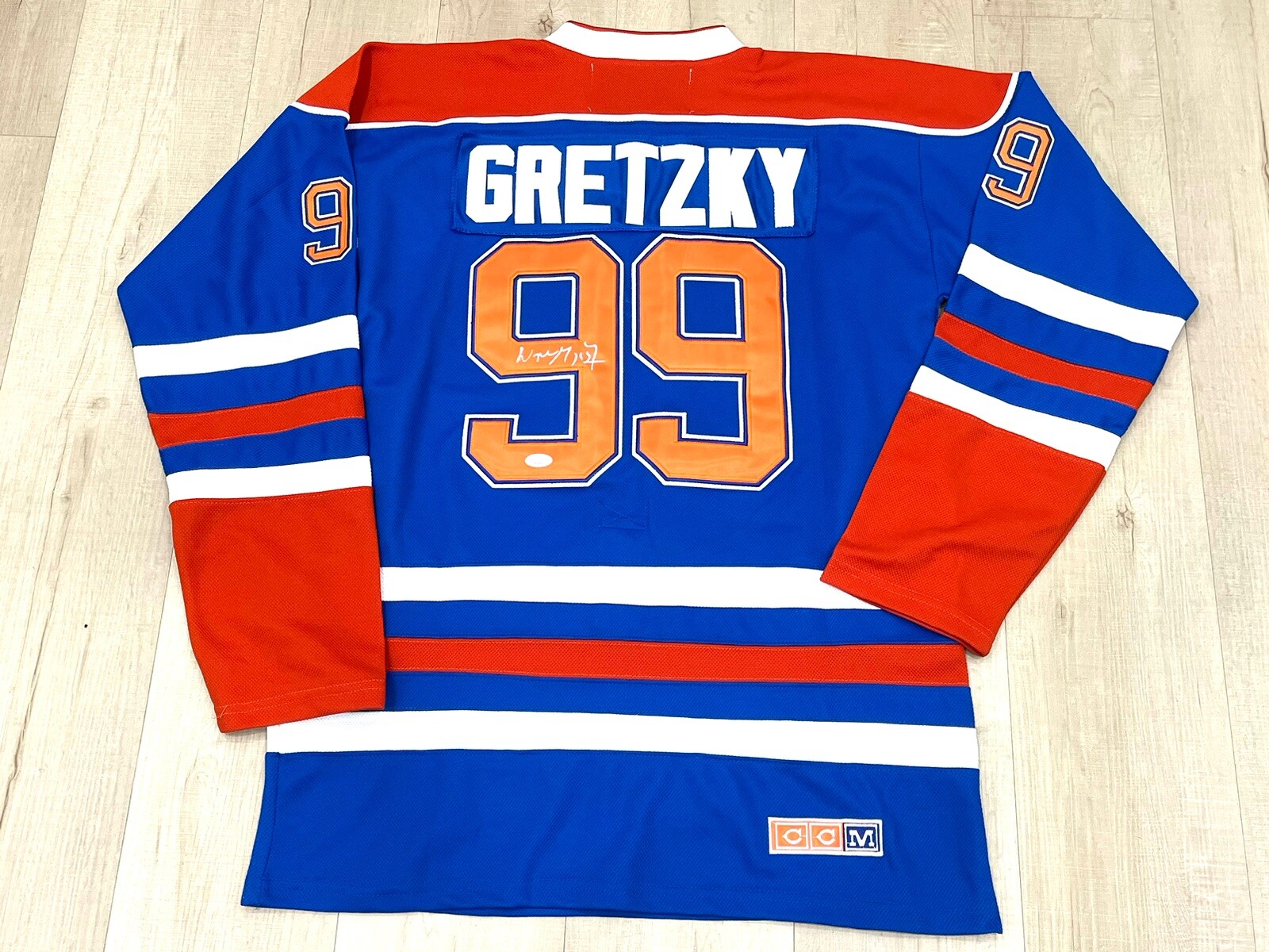 Wayne Gretzky Hand Signed Edmonton Oilers Jersey NHL GOAT JSA Cert ...