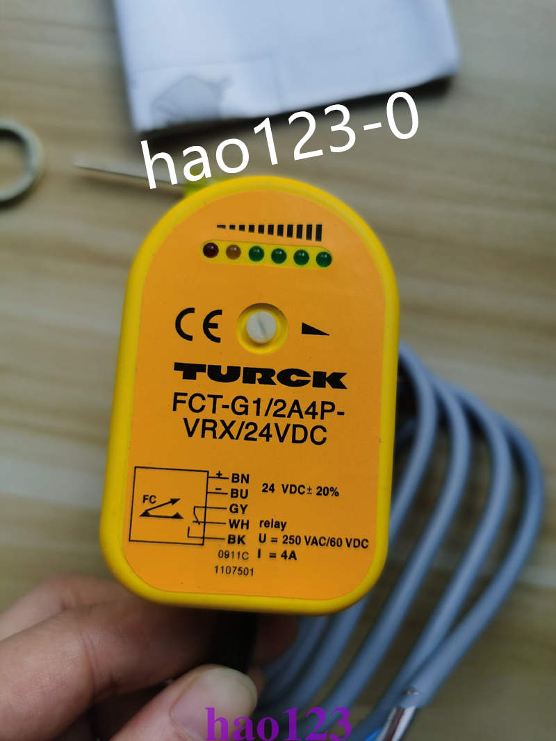 FCT-G1/2A4P-VRX/24VDC TURCK Flow switch DHL or FedEX for sale online | eBay