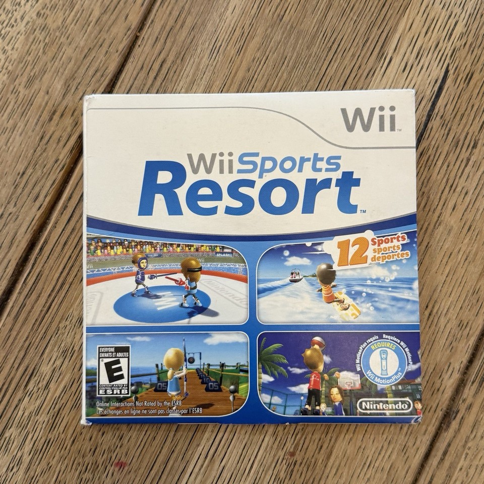 Wii Sports Resort Nintendo Wii Game E NTSC-U/C 2009 Sports Family Kids ...