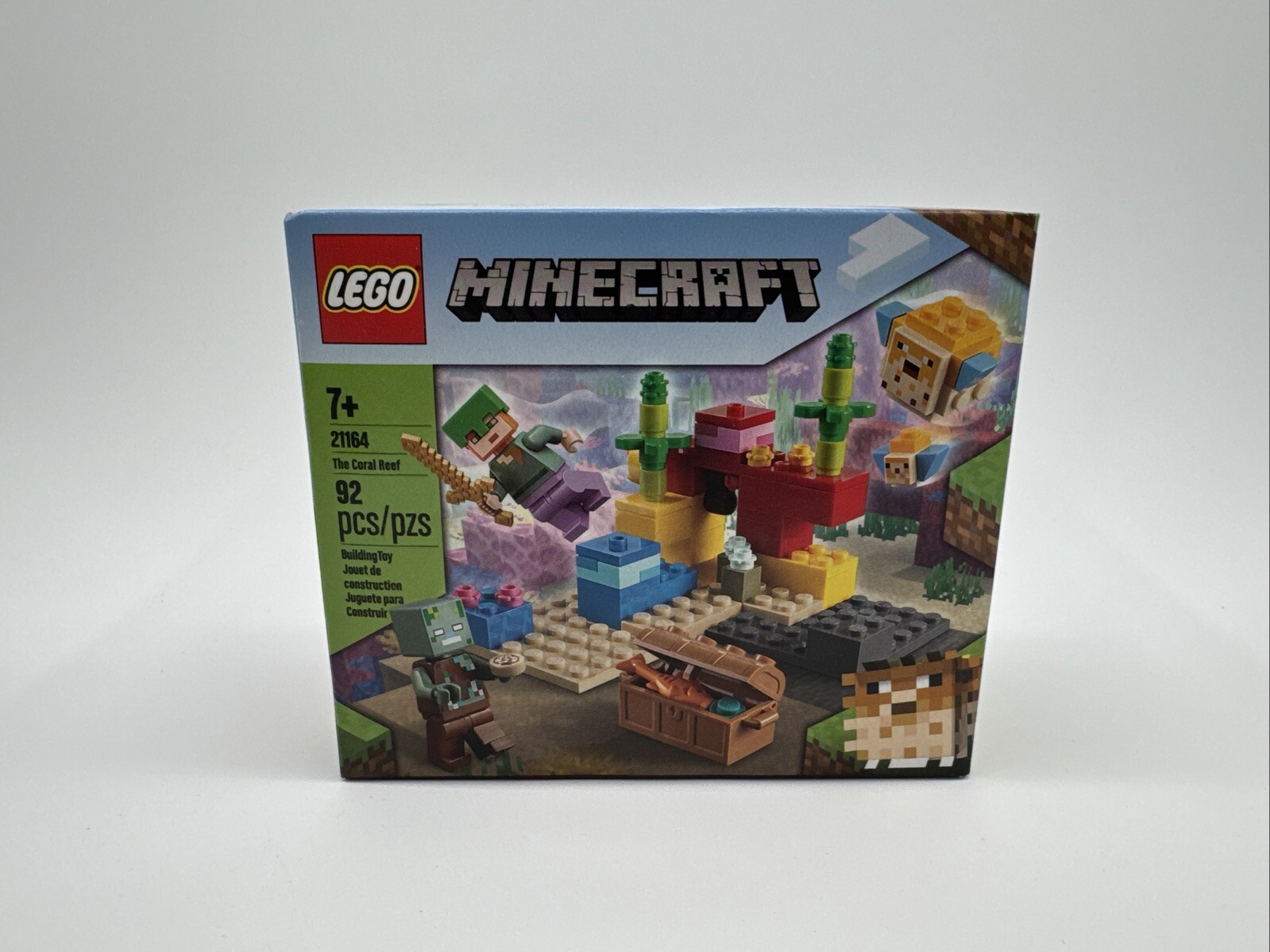 Lego Minecraft Retired Set 21164 The Coral Reef Brand New Sealed Box | eBay