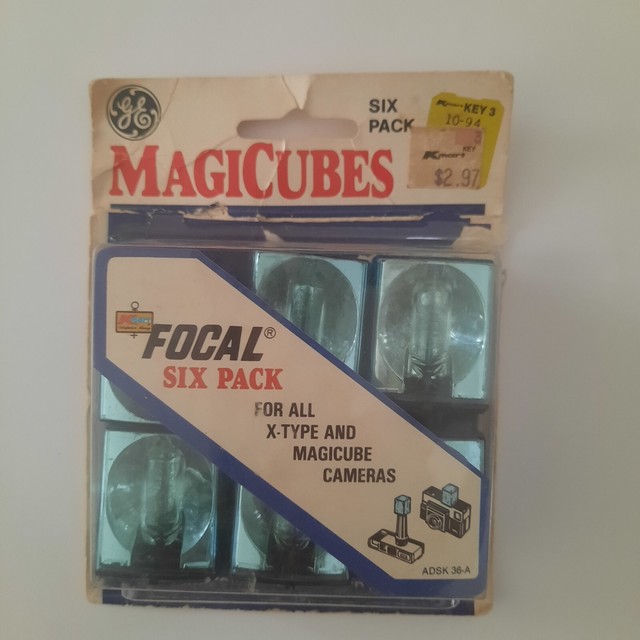 GE Magicubes 6 Pack Unopened 1984 Magicube Vintage Camera Equipment ...