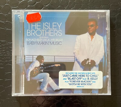 THE ISLEY BROTHERS Baby Makin' Music NEW CD Hype Sticker Ronald & Ernie ...