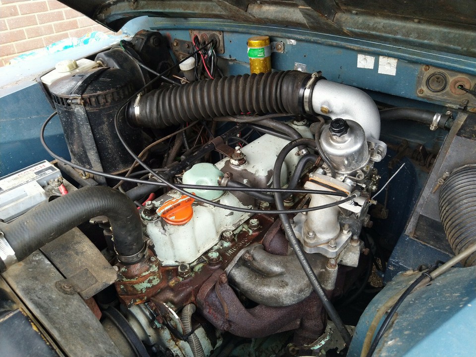 Land Rover Series - HIF44 SU Carburettor Air Intake Elbow - Adaptor ...