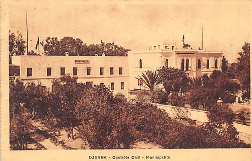 Tunisie - DJERBA - Contrôle civil - Municipalité - Ed. Morand ...