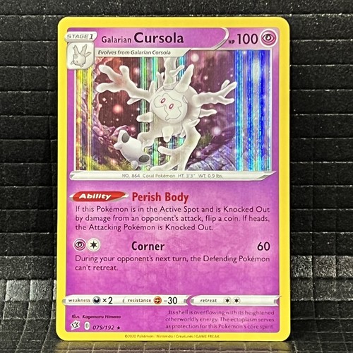 Galarian Cursola #79/192 Rebel Clash Holo Rare Pokemon Card | eBay