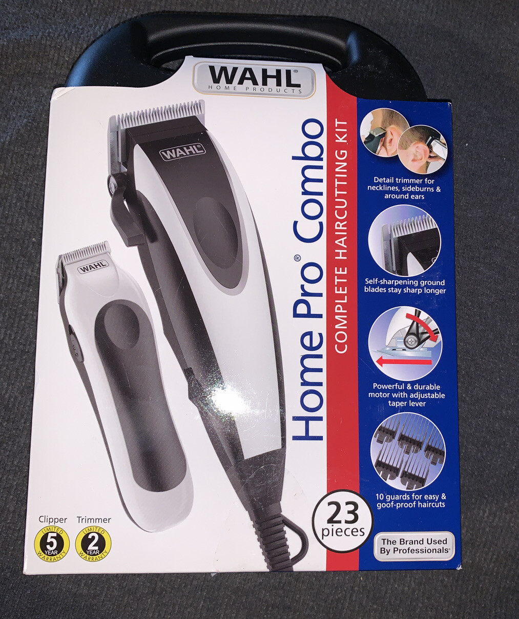 WAHL Home Pro Combo Haircutting Trimmer Clipper Set Complete 23 Piece ...