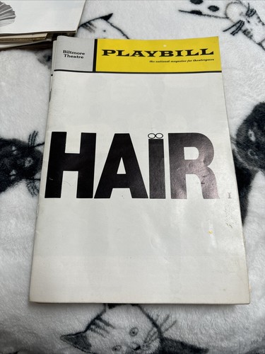 Vintage Broadway Playbill: HAIR, 1969 - Biltmore Theatre | eBay