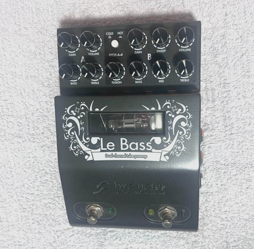 Two Notes Le Bass 2-channel Tube Bass Preamp Pedal Used Tested | eBay