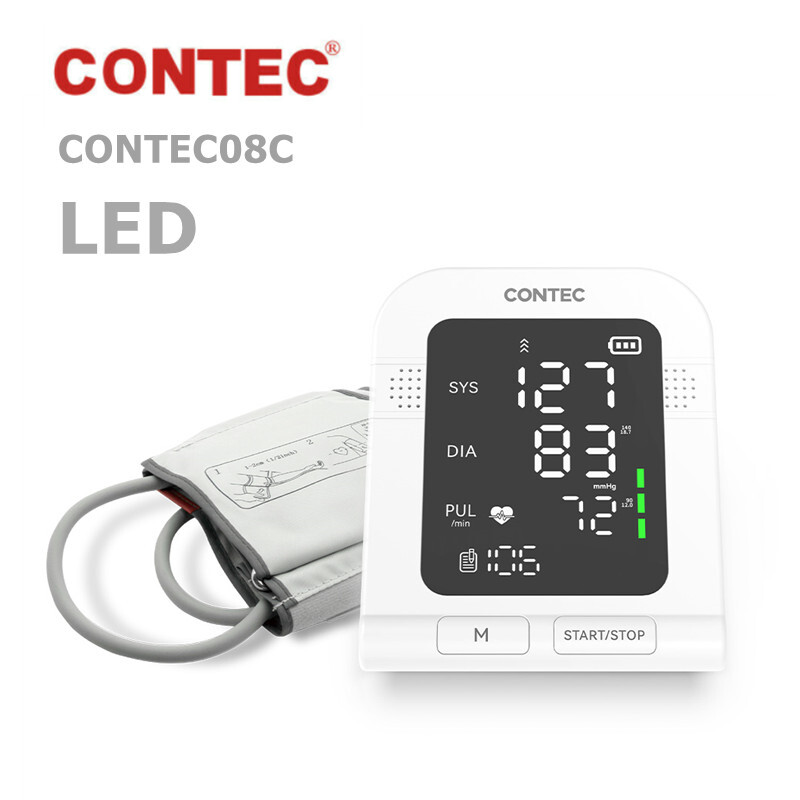CONTEC08C Desktop Electronic Blood Pressure Monitor NIBP LED ...