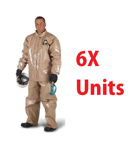 6 Suits Kappler 2X-3X Zytron Z300 Chemical PPE HazMat Coverall ...