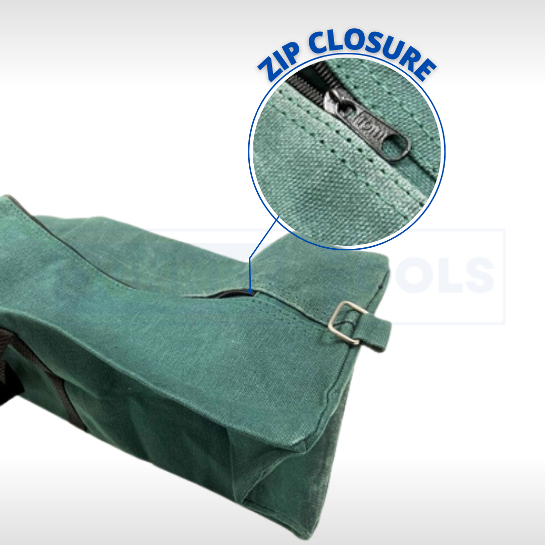 24'' Tool Storage Bag Canvas Zip Garage Holdall Case Heavy Duty Handled ...