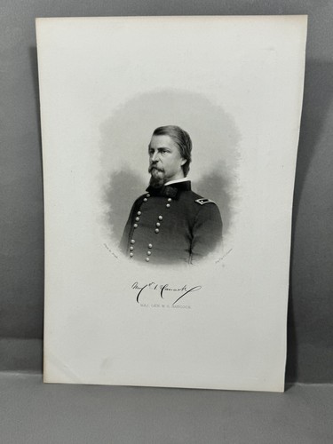 1860 Original American CIVIL WAR Print Union Brigadier GENERAL W.S ...