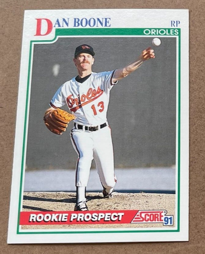 1991 Score Rookie Prospect Card # 715 Dan Boone - Baltimore Orioles | eBay