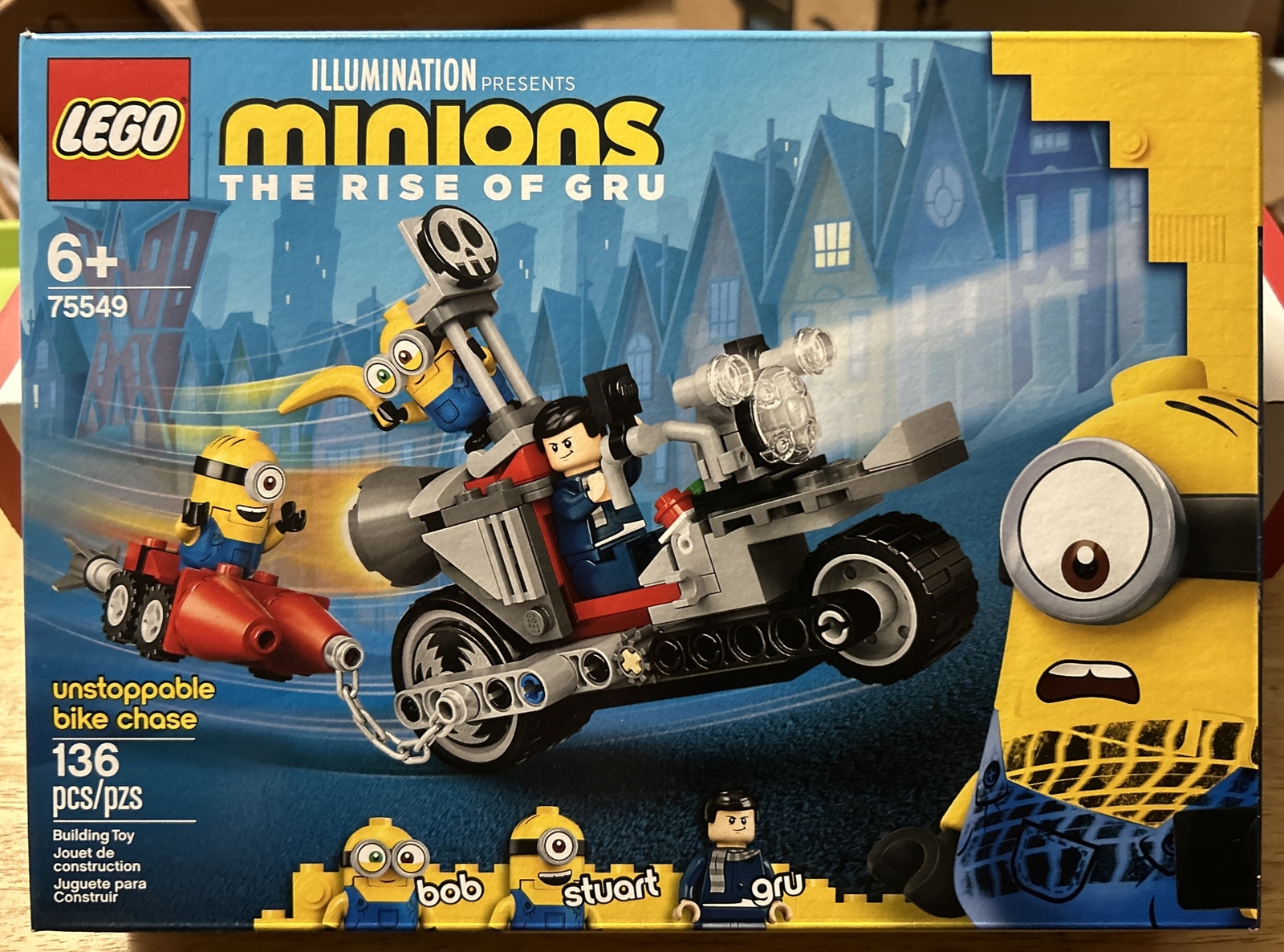 LEGO 75549 Minions The Rise Of Gru Unstoppable Bike Chase - NEW ...