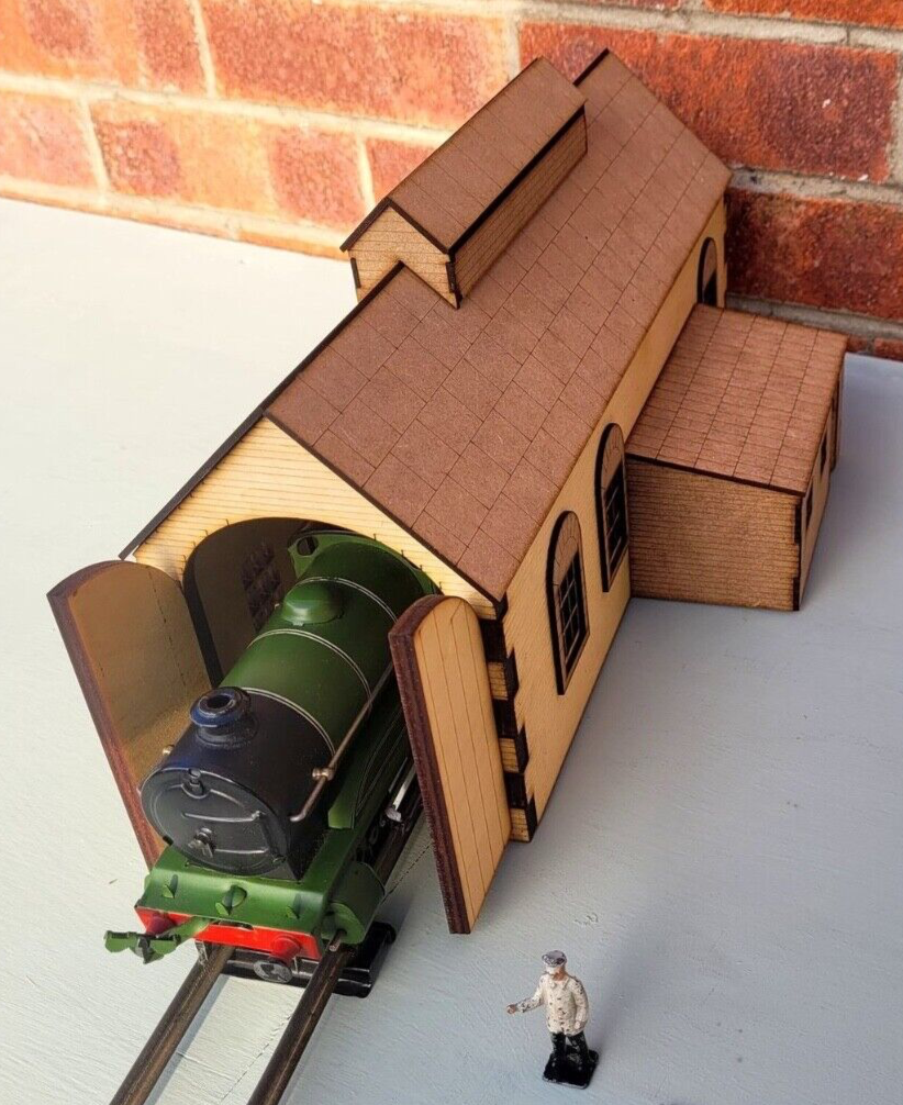 O Gauge Single Lane Engine Shed Laser cut - 7mm Scale. | eBay UK