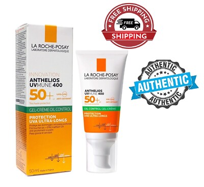 La Roche Posay ANTHELIOS SPF50+ Dry Touch GEL CREAM Anti-Shine ...