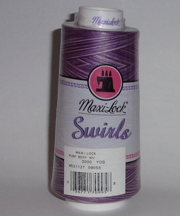 Maxi-Lock Serger Thread SWIRLS PURPLE BERRY WAVE New In Package | eBay