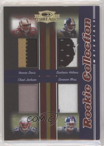 2006 Donruss Threads Prime /25 Chad Jackson Santonio Holmes Vernon ...