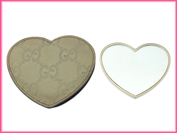Gucci mirror Beige Gold Woman Authentic Used Y3154 | eBay