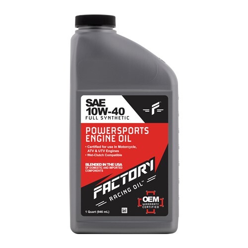 Factory Racing Parts 10W40 2Qt Oil Change Kit For Suzuki LT-F160 ...