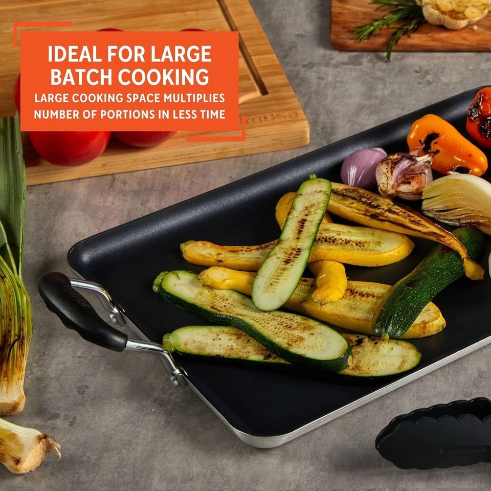 Heavy Duty Tortilla Cast Iron Griddle Oval Skillet Comal Para Tortillas ...