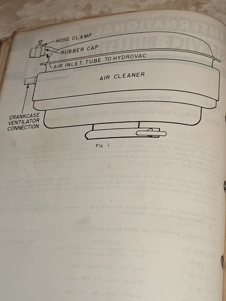 Vtg 40's 50's Antique International Harvester IH Service Bulletins ...