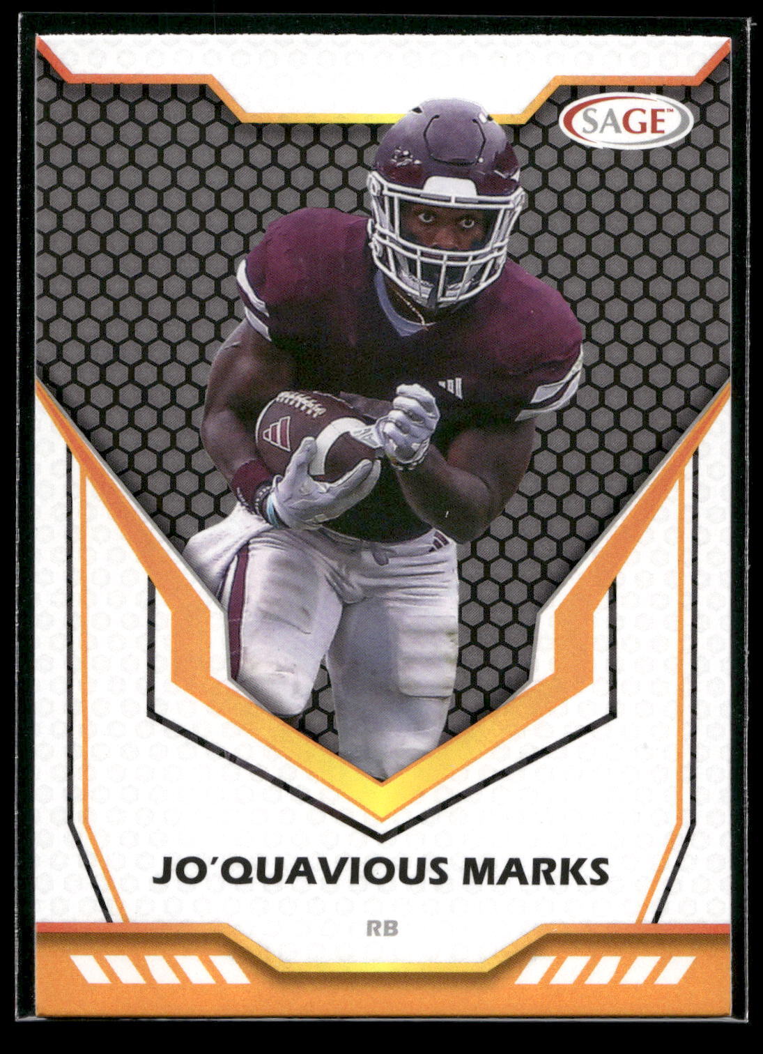 2024 SAGE Low Series Jo'Quavious Marks BASE CARD Mississippi State ...