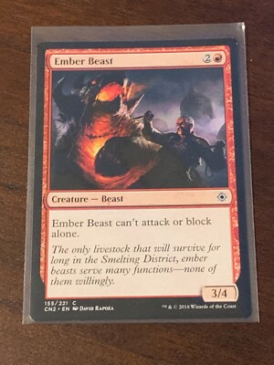 Magic the Gathering Conspiracy Take The Crown Ember Beast | eBay