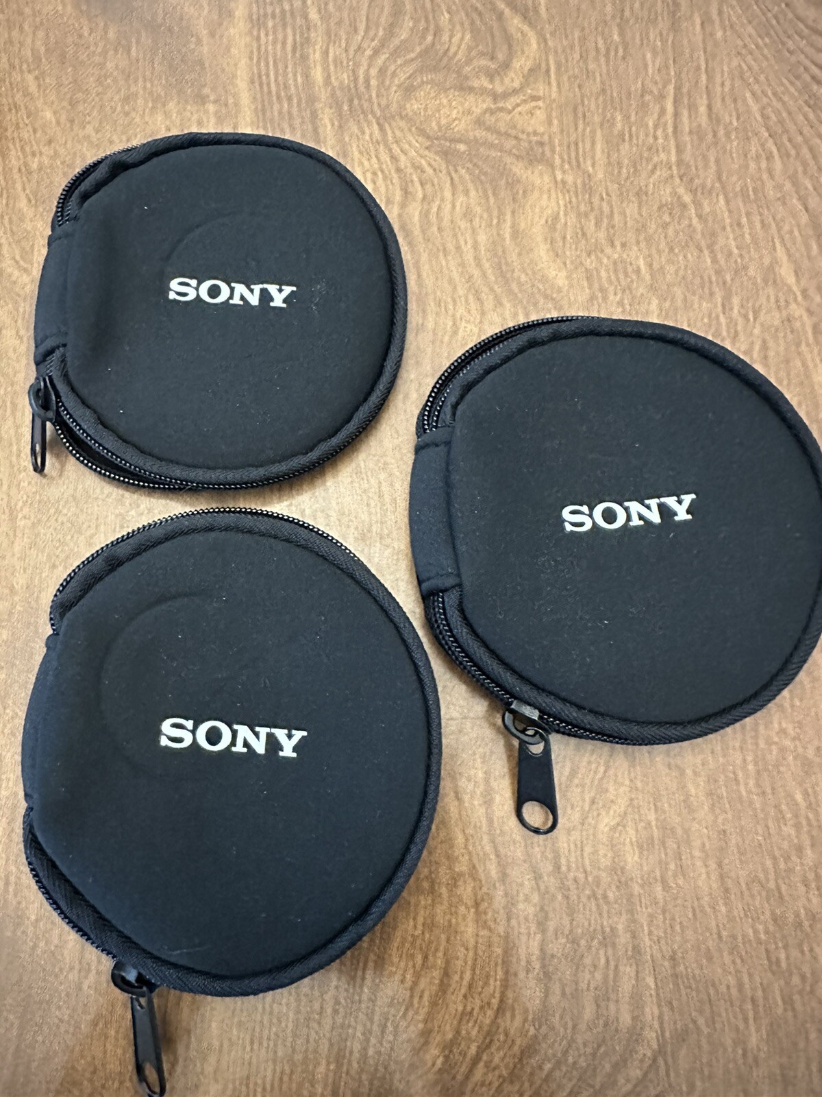 Sony Mini DVD-R Black Soft Cases Set Of 3–Holds 14 Mini DVD’s Each ...